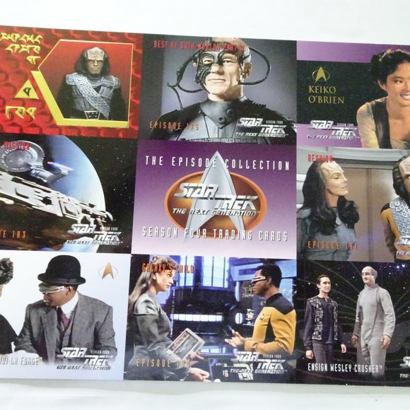 Skybox | Other | Star Trek The Next Generation Season Four Uncut Promo ...